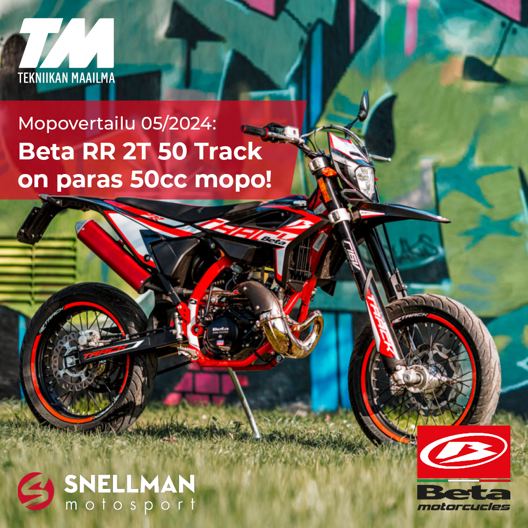 Beta RR Motard 2T 50 Track on Tekniikan Maailman mopovertailun paras ...